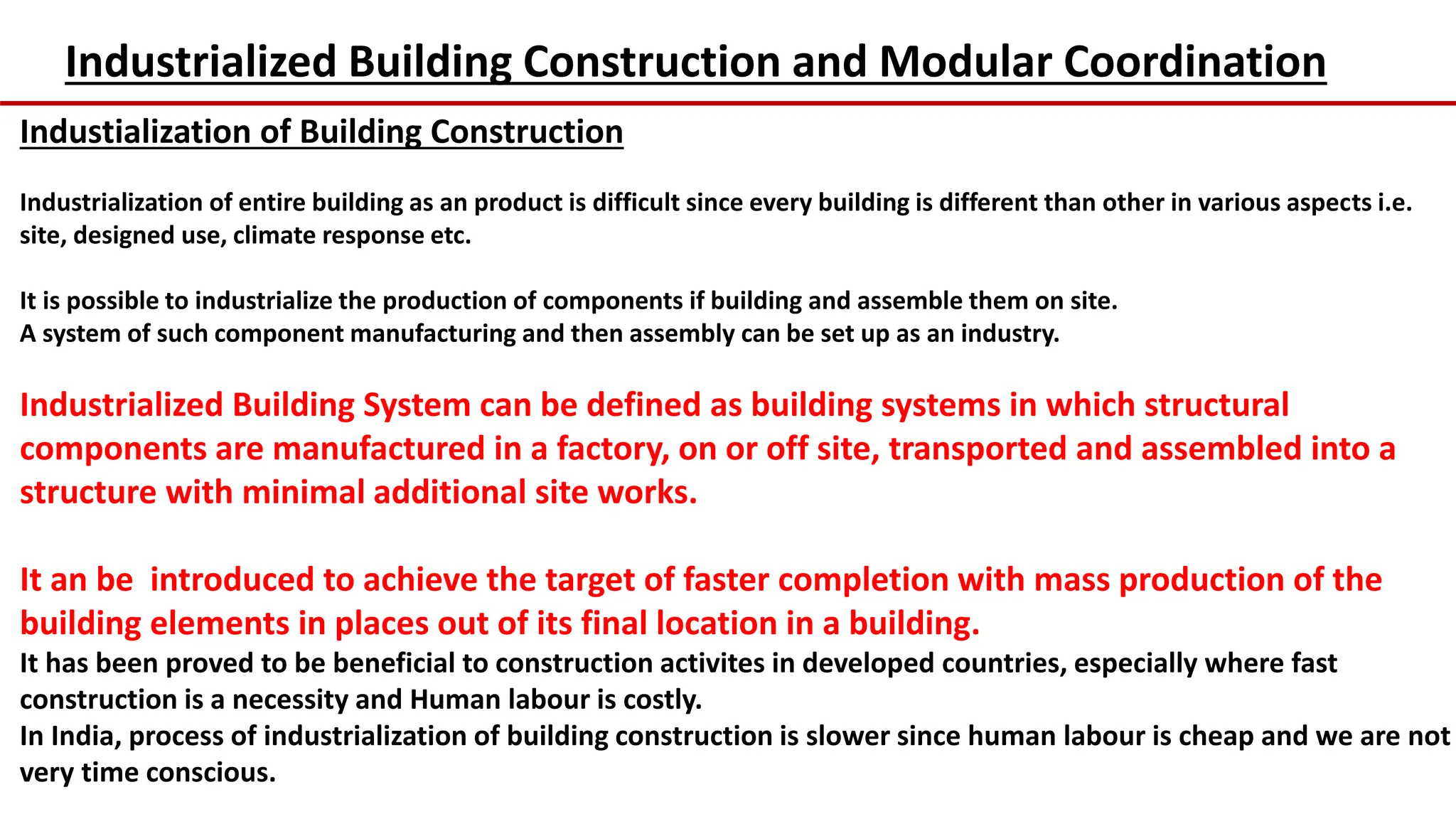 Modular Coordination in buildings and construction.pptx | Construction Industry | Industries