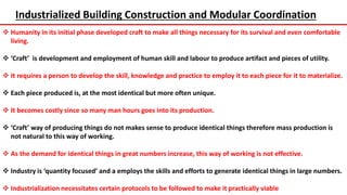 Modular Coordination in buildings and construction.pptx | Construction ...