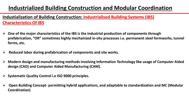 Modular Coordination in buildings and construction.pptx | Construction ...