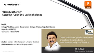 Naan Mudhalvan Autodesk Fusion design challenge - Modular Drone.pptx