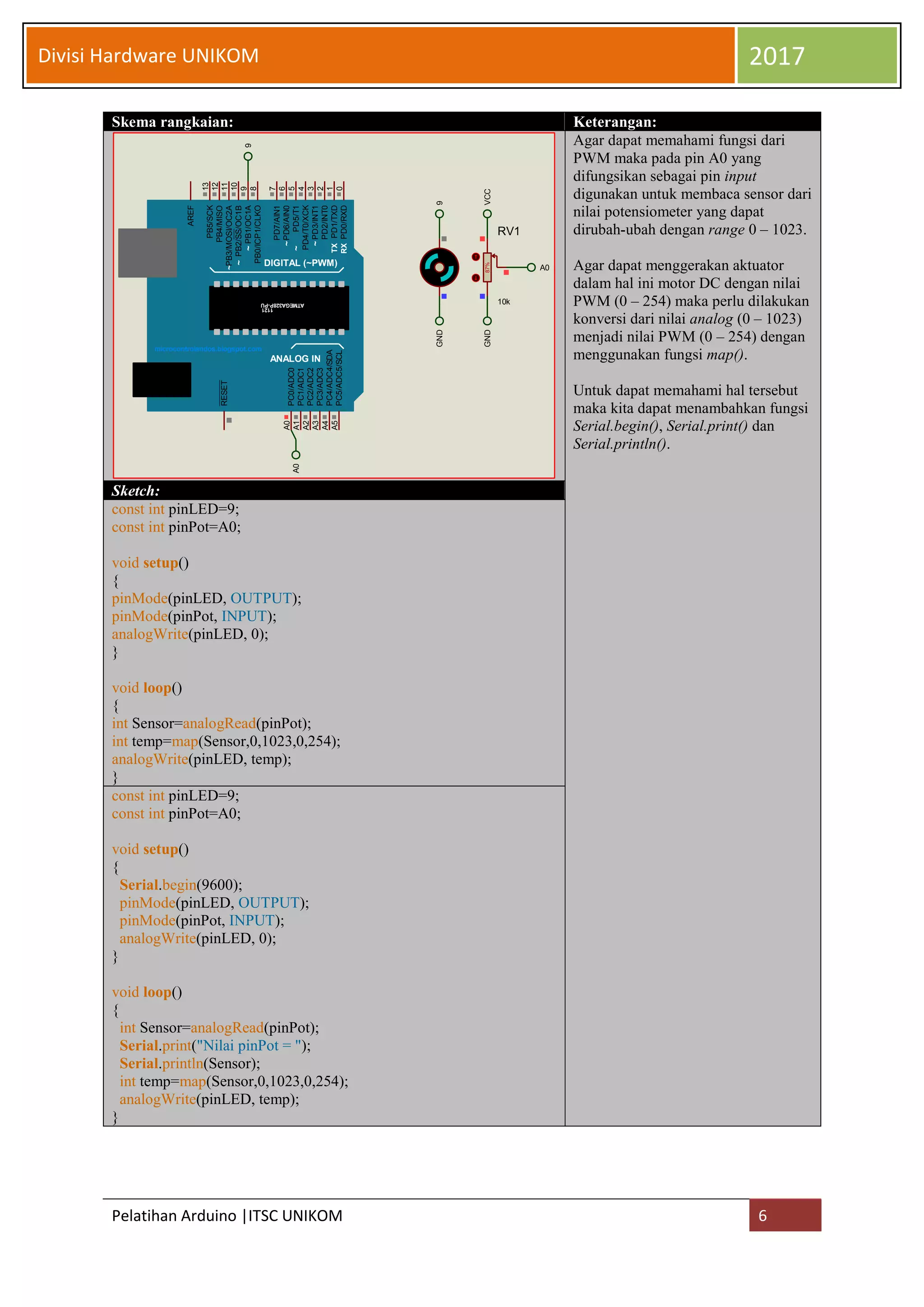 Modul arduino iii | PDF