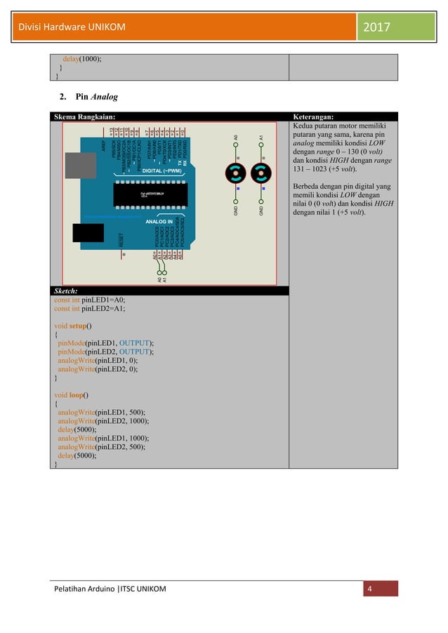 Modul arduino iii | PDF