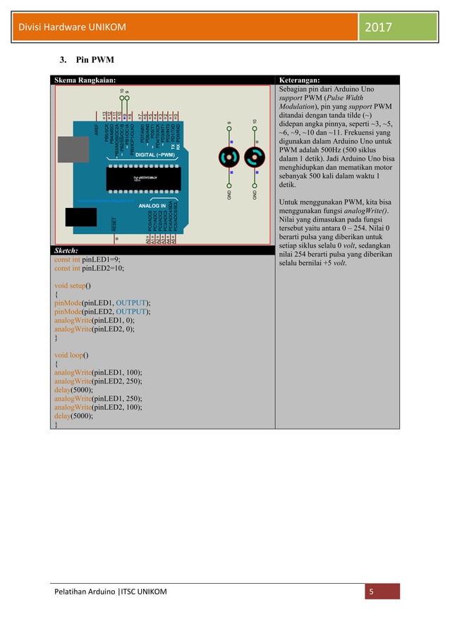 Modul arduino iii | PDF