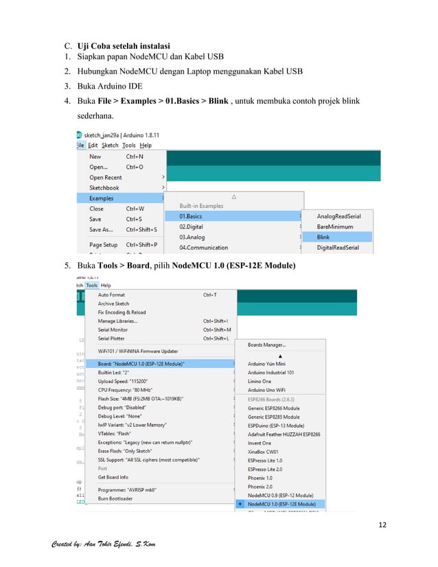 MODUL ARDUINO UNO SMK NEGERI 7 SAROLANGUN | PDF