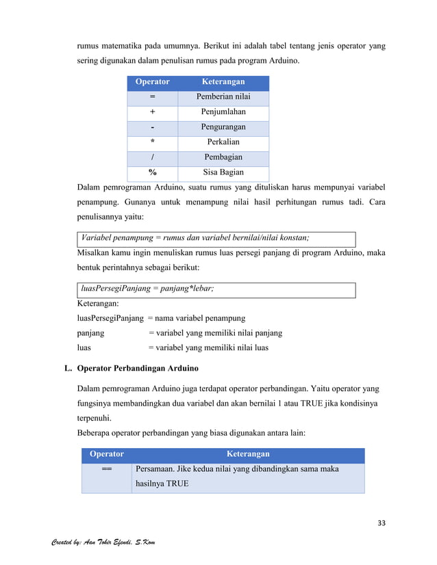MODUL ARDUINO UNO SMK NEGERI 7 SAROLANGUN | PDF
