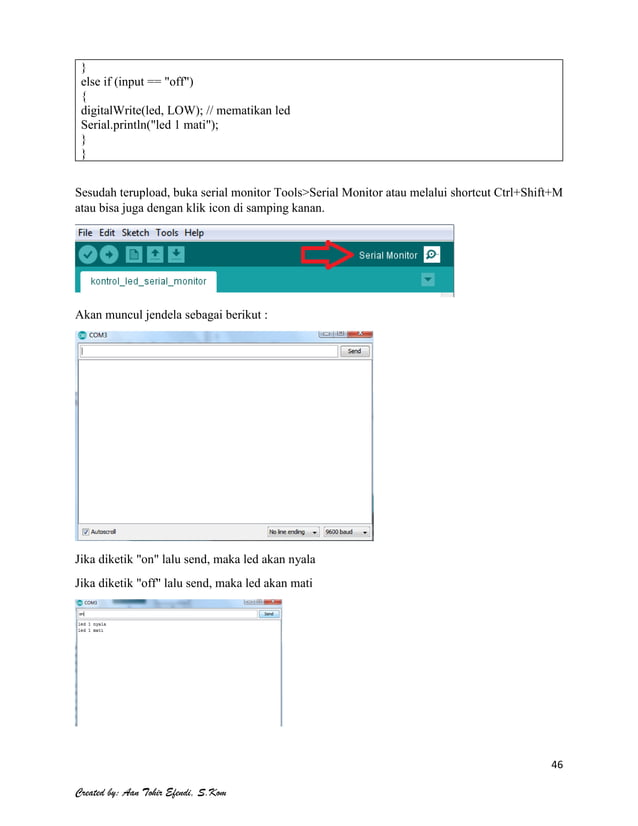 MODUL ARDUINO UNO SMK NEGERI 7 SAROLANGUN | PDF