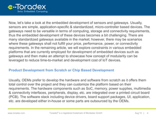 Modular Embedded Design to Accelerate IoT Proliferation | PPT