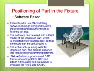 Modular fixtures for inspection in CMM | PPTX