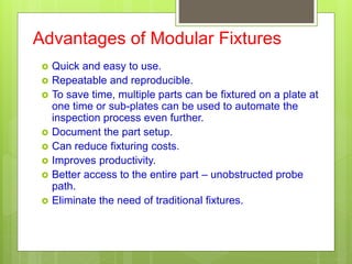 Modular fixtures for inspection in CMM | PPTX