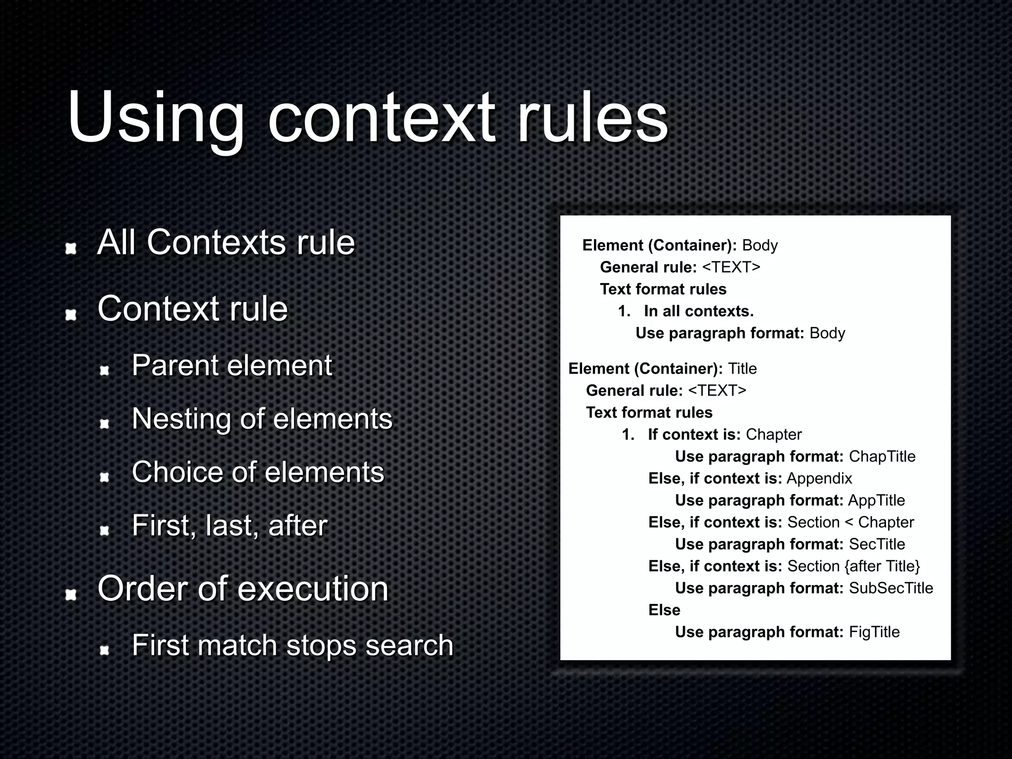 Modular documentation in Structured FrameMaker | PPTX | Desktop Publishing | Computer Software ...