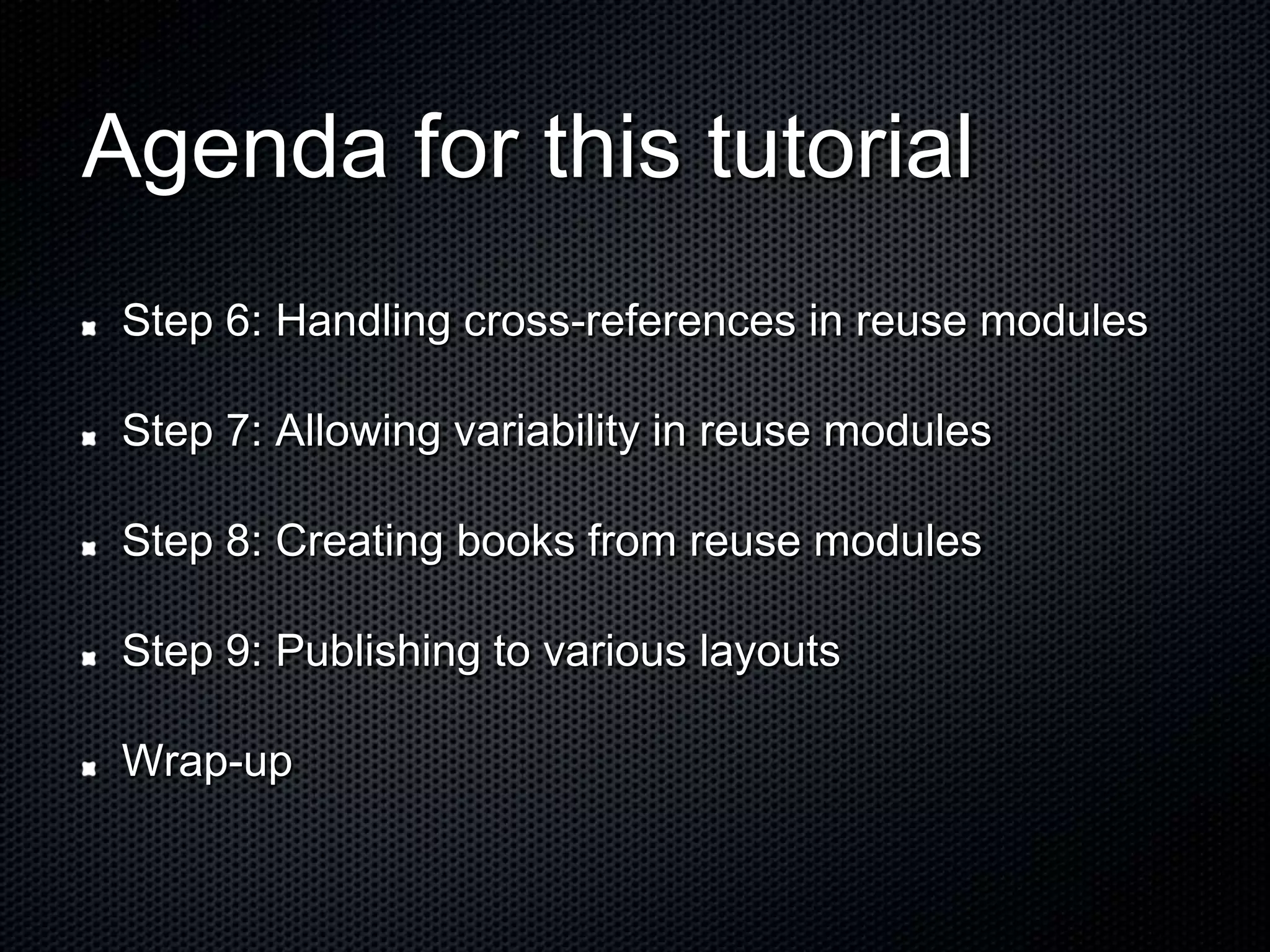 Modular Documentation In Structured Framemaker Ppt