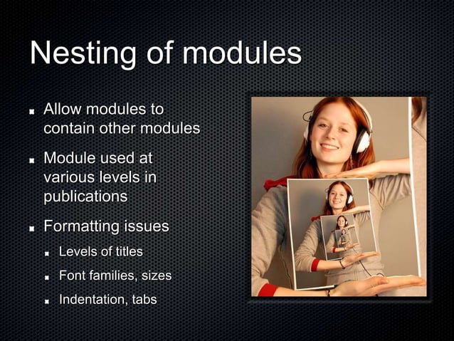 Modular Documentation In Structured Framemaker Ppt