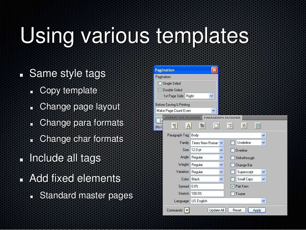 Modular Documentation In Structured Framemaker