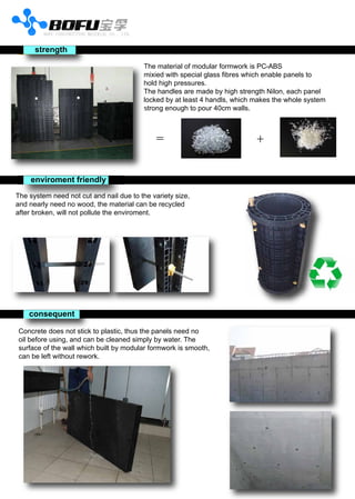 plastic modular formwork | PDF | Woodworking | Arts and Crafts