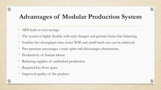 Modular garments production system | PPSX