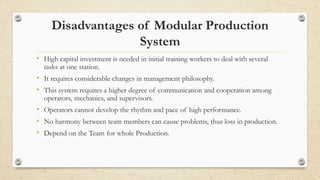Modular garments production system | PPSX