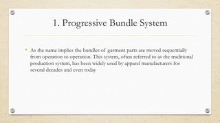 Modular garments production system | PPSX