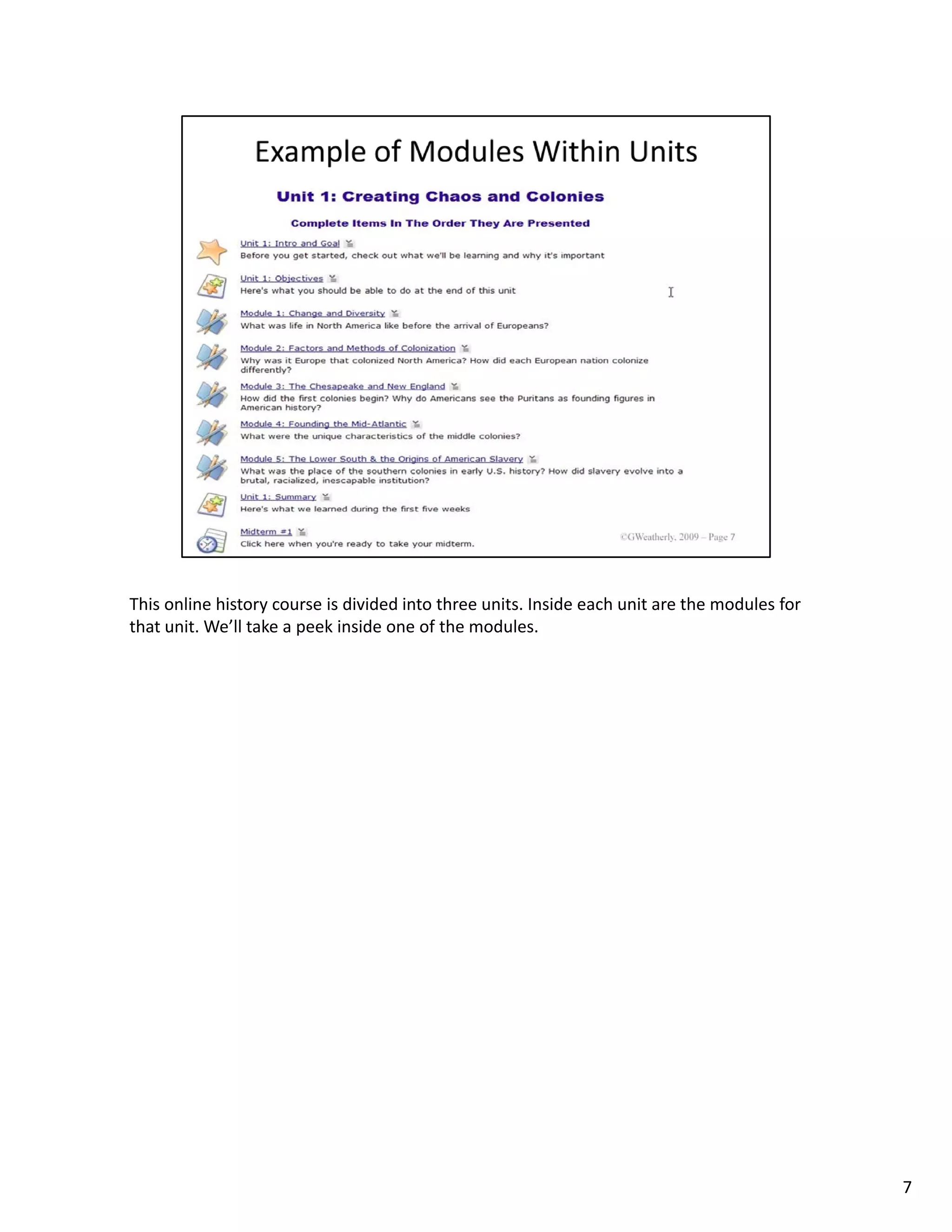 Modular Instruction Presentation - Gail Weatherly | PDF