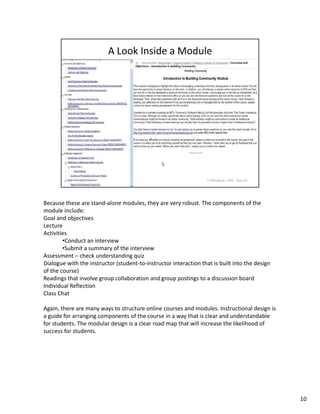 Modular Instruction Presentation - Gail Weatherly | PDF