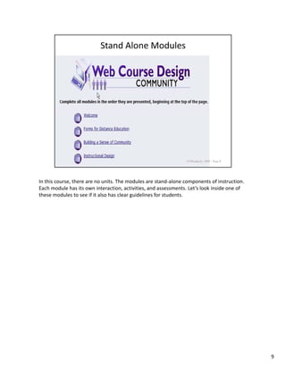 Modular Instruction Presentation - Gail Weatherly | PDF