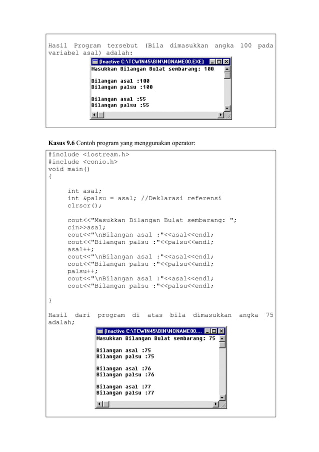Modularisasi – function dalam c++ | DOC