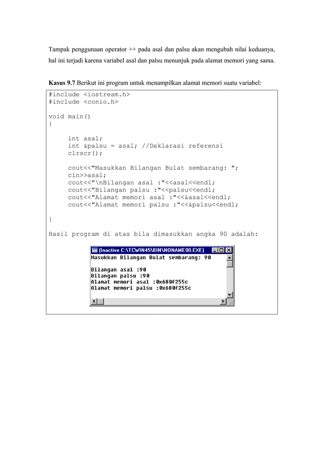 Modularisasi – function dalam c++ | DOC