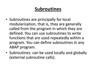 Modularisation techniques new | PPTX