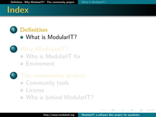ModularIT at FOSDEM | PPT