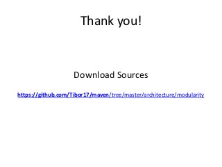 System Architecture using Maven Modularity | PPTX