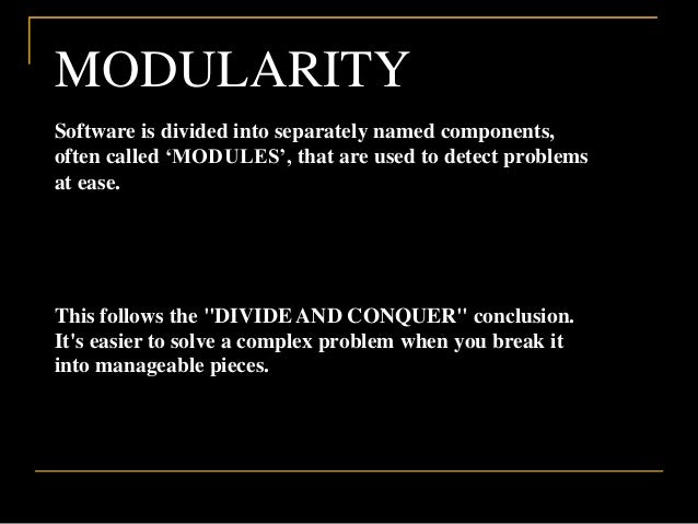 Software Design And Modularity