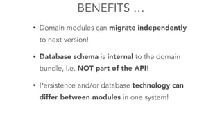 Modularity and Domain Driven Design; a killer combination? | PPT