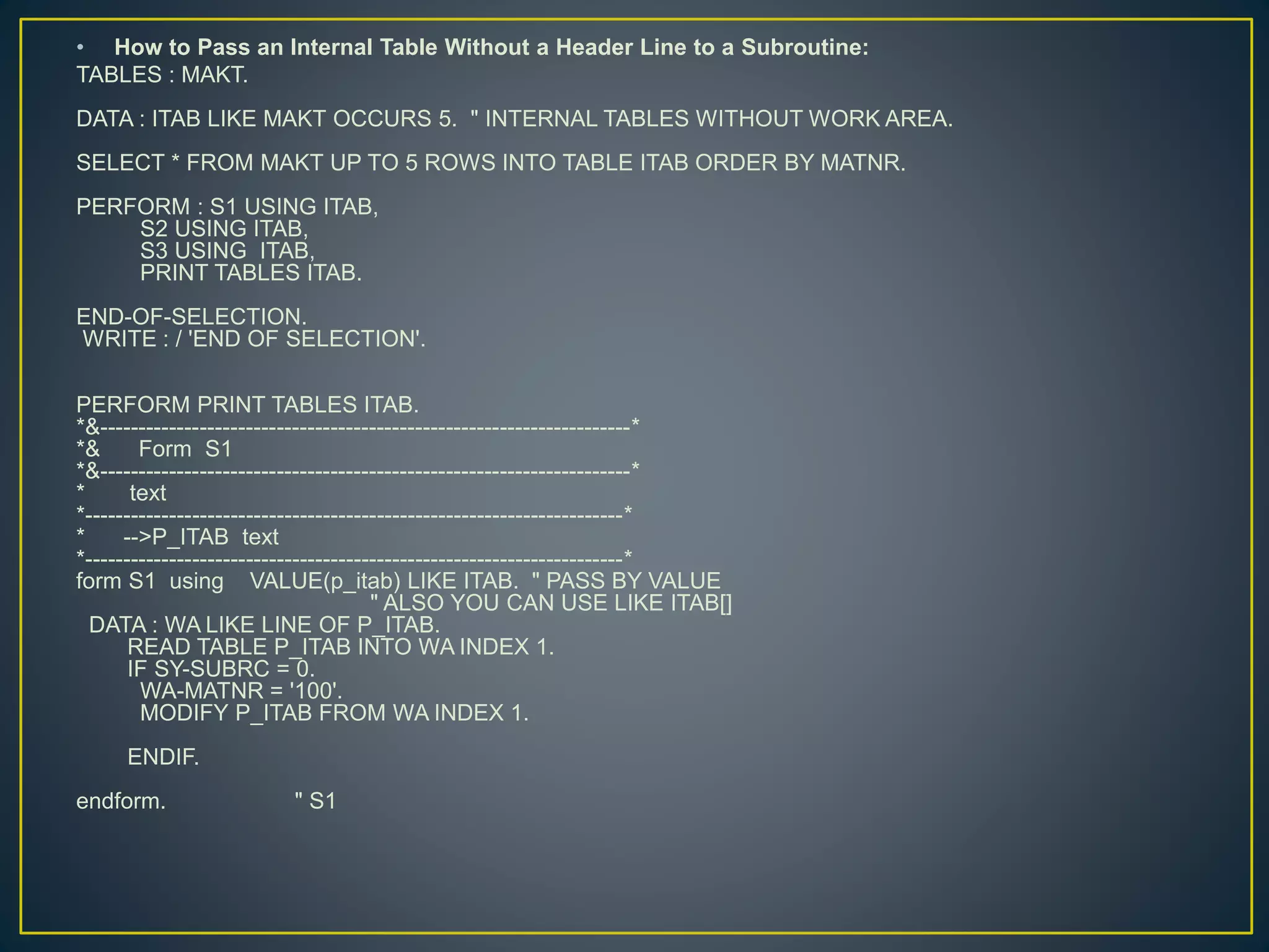 SAP Modularization techniques | PPTX
