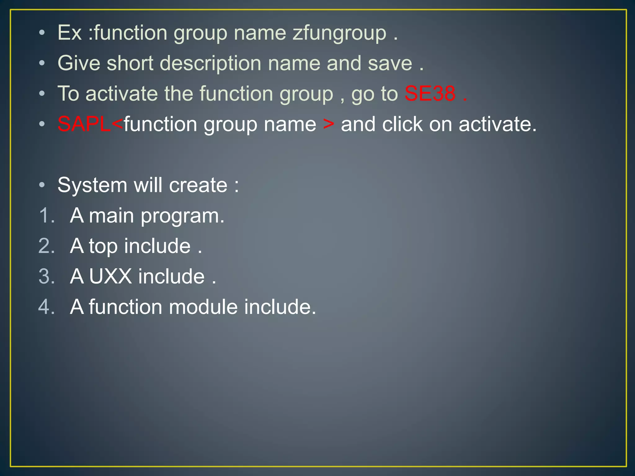 Sap Modularization Techniques Pptx Programming Languages Computing 1227