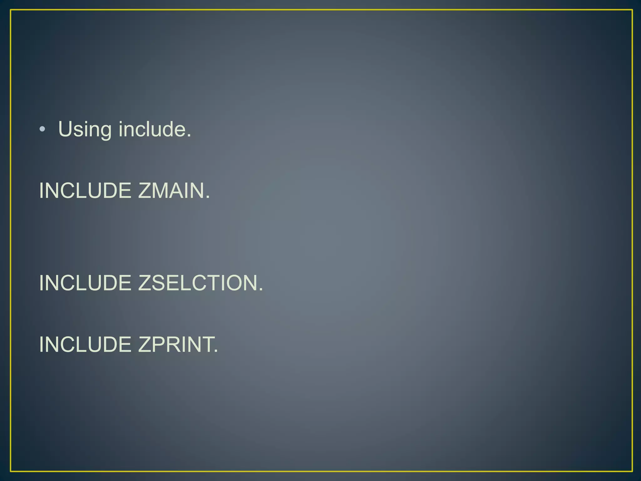 SAP Modularization techniques | PPTX