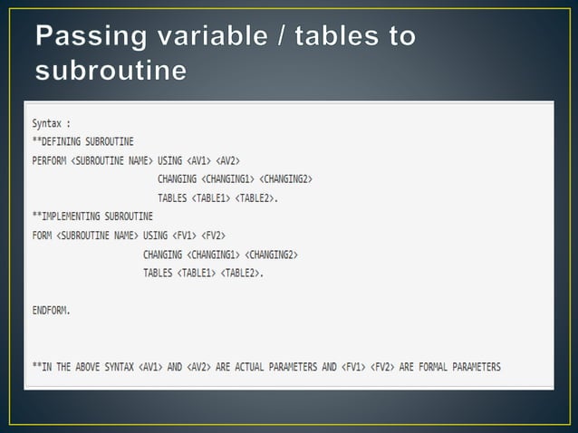 SAP Modularization techniques | PPTX | Programming Languages | Computing