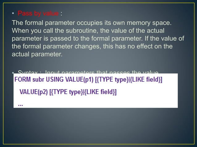 SAP Modularization techniques | PPTX | Programming Languages | Computing