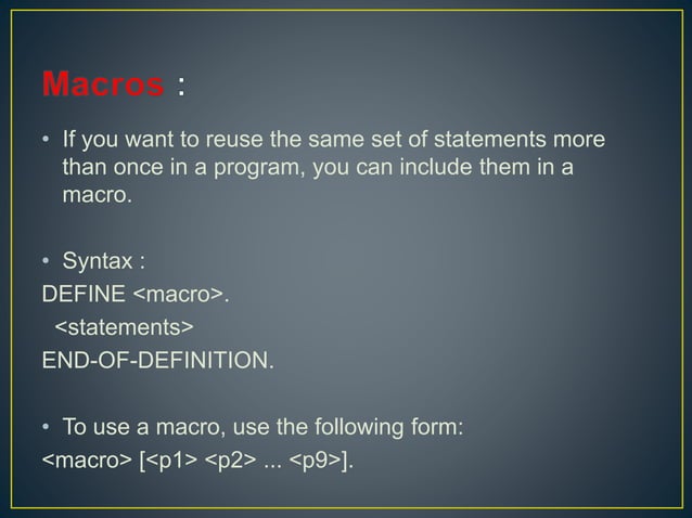 SAP Modularization techniques | PPTX | Programming Languages | Computing