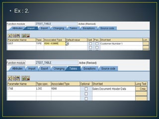 SAP Modularization techniques | PPTX