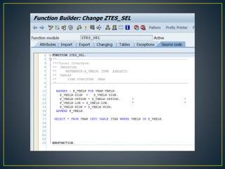 SAP Modularization techniques | PPTX