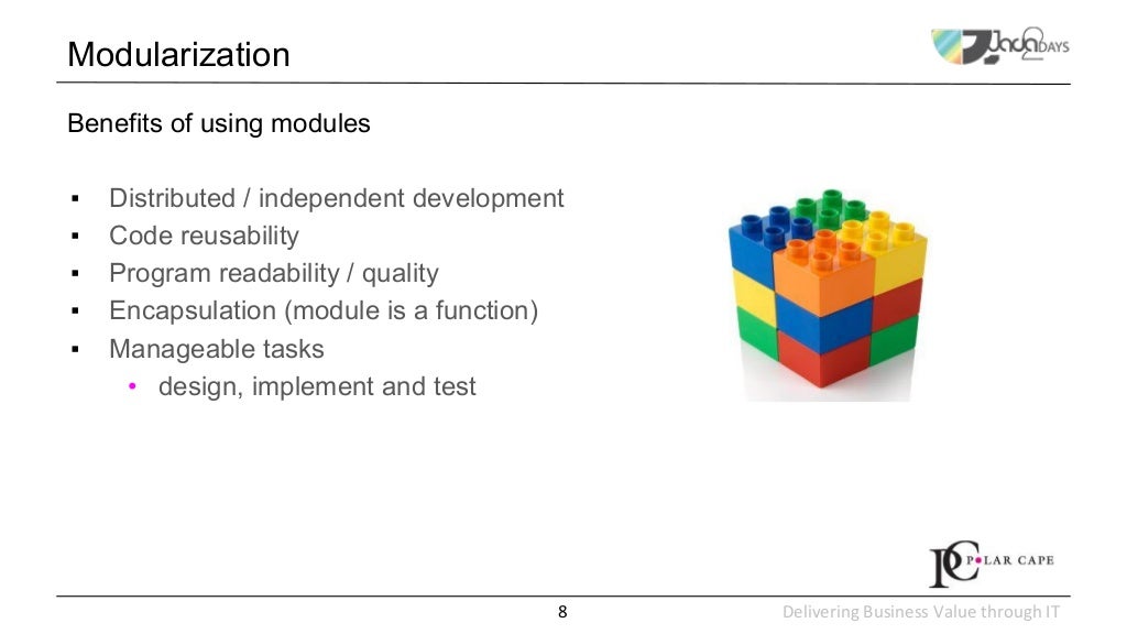 Modularize angular js apps - java2days 2015 speech Modularize angular js apps - java2days 2015 speech