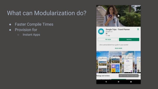 Modularizing your android app | PPT