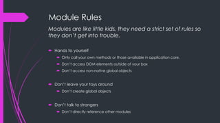 Modular javascript | PPT