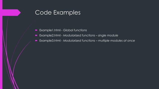 Modular javascript | PPT