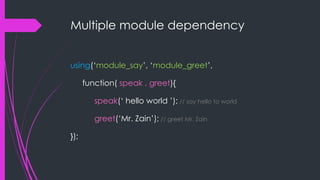Modular javascript | PPT