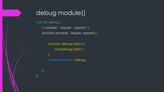 Modular javascript | PPT