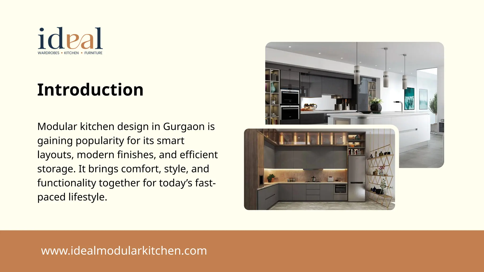 Modular kitchen design in Gurgaon | Ideal Modular Kitchen | PPTX