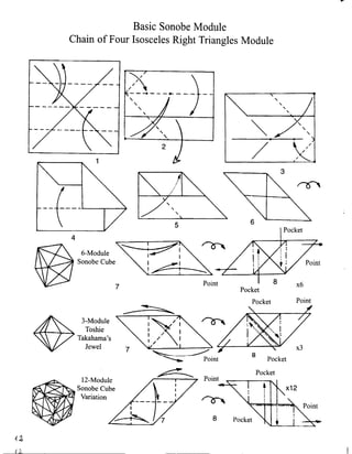 Modular origami polyhedra | PDF
