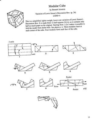 Modular origami polyhedra | PDF