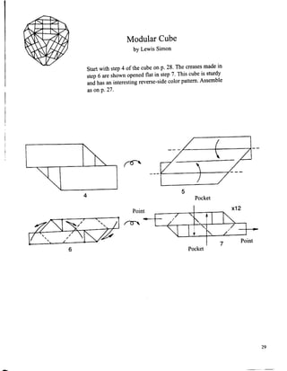 Modular origami polyhedra | PDF