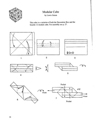 Modular origami polyhedra | PDF